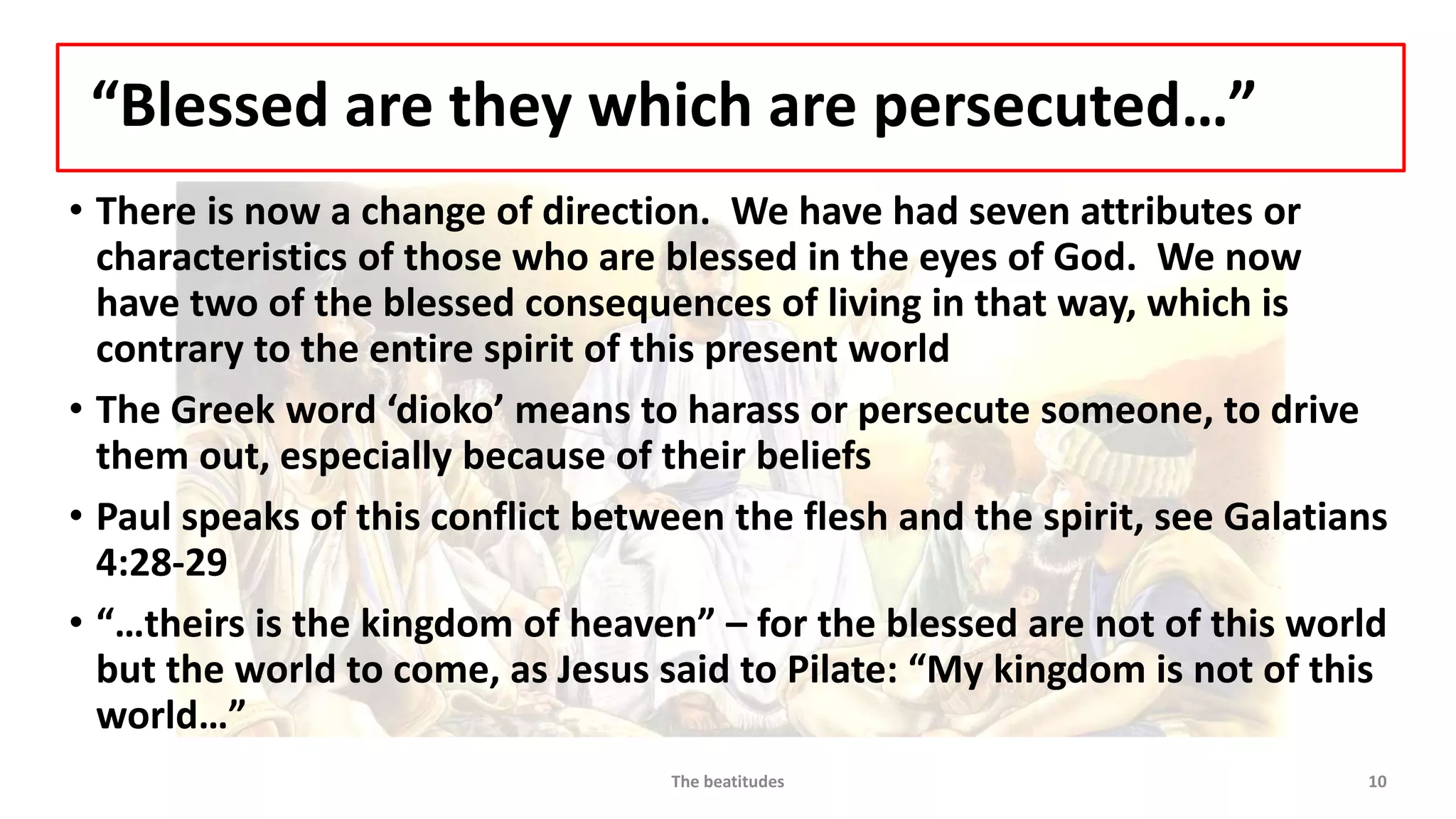 The beatitudes 2 | PPTX