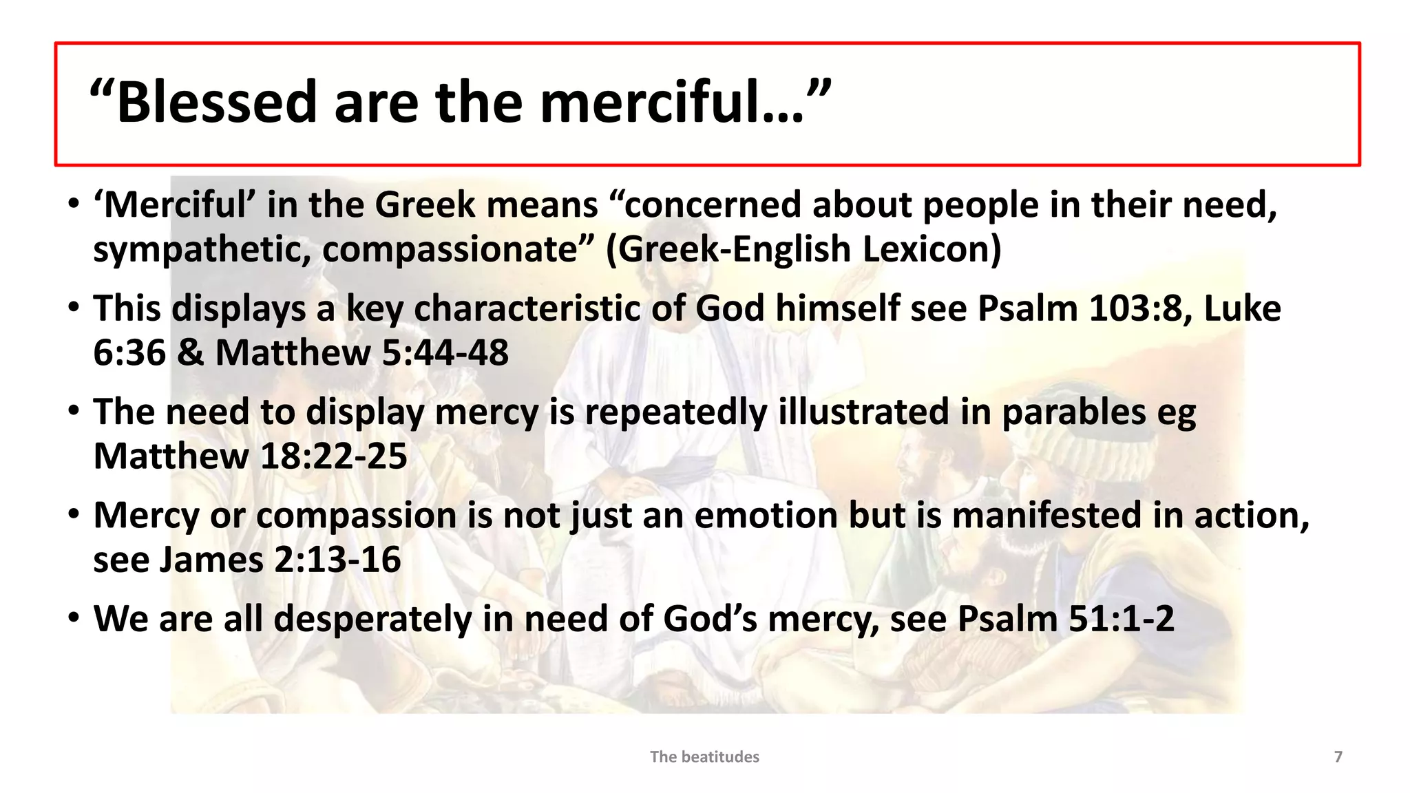 The beatitudes 2 | PPTX