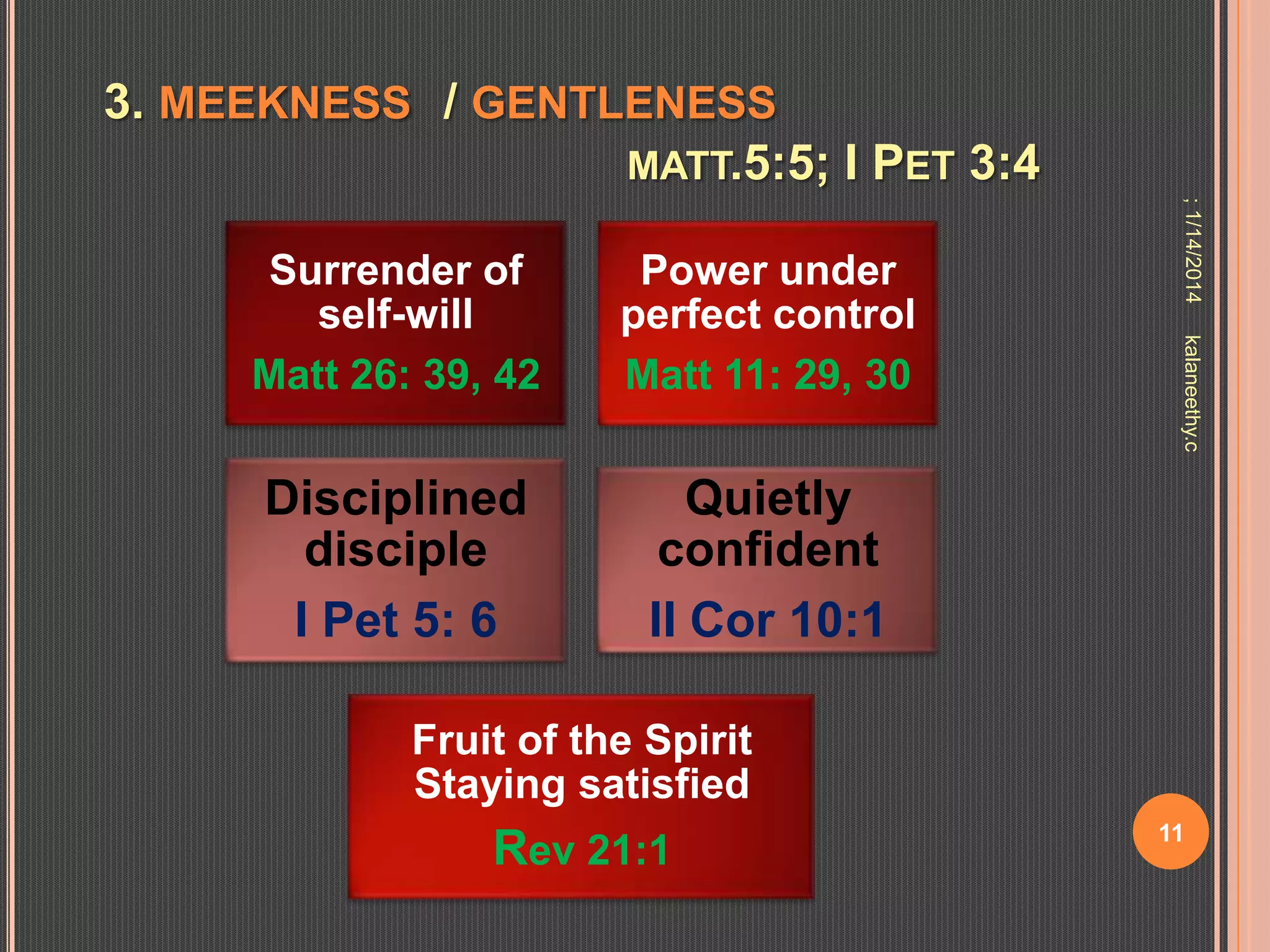 The Beatitudes of Jesus Christ | PPTX