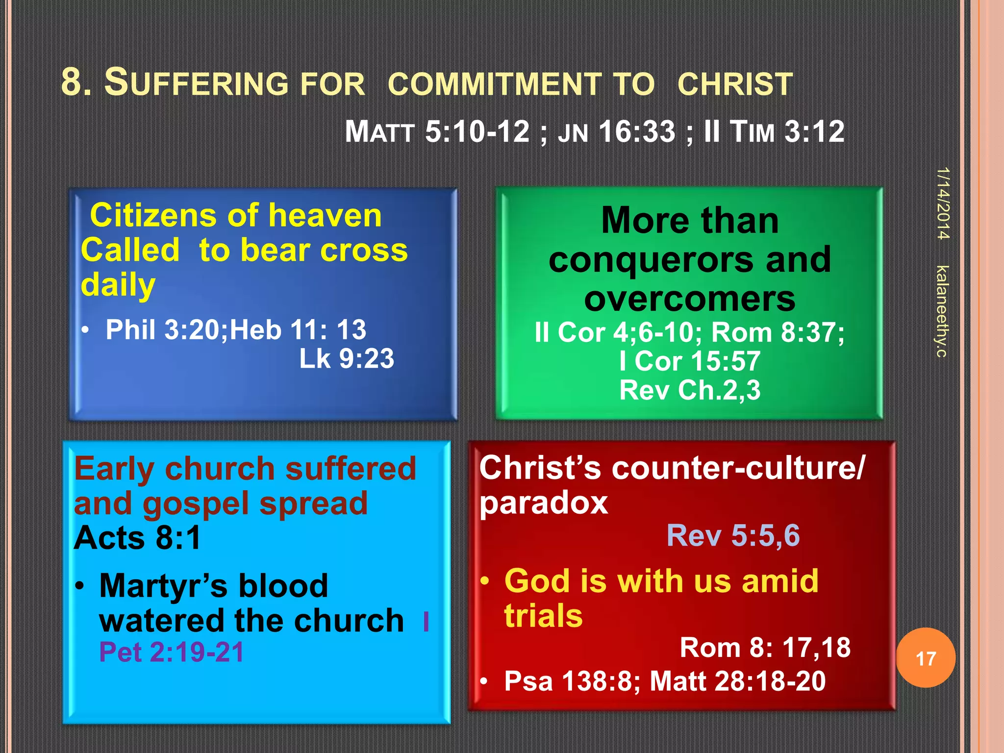 The Beatitudes of Jesus Christ | PPTX