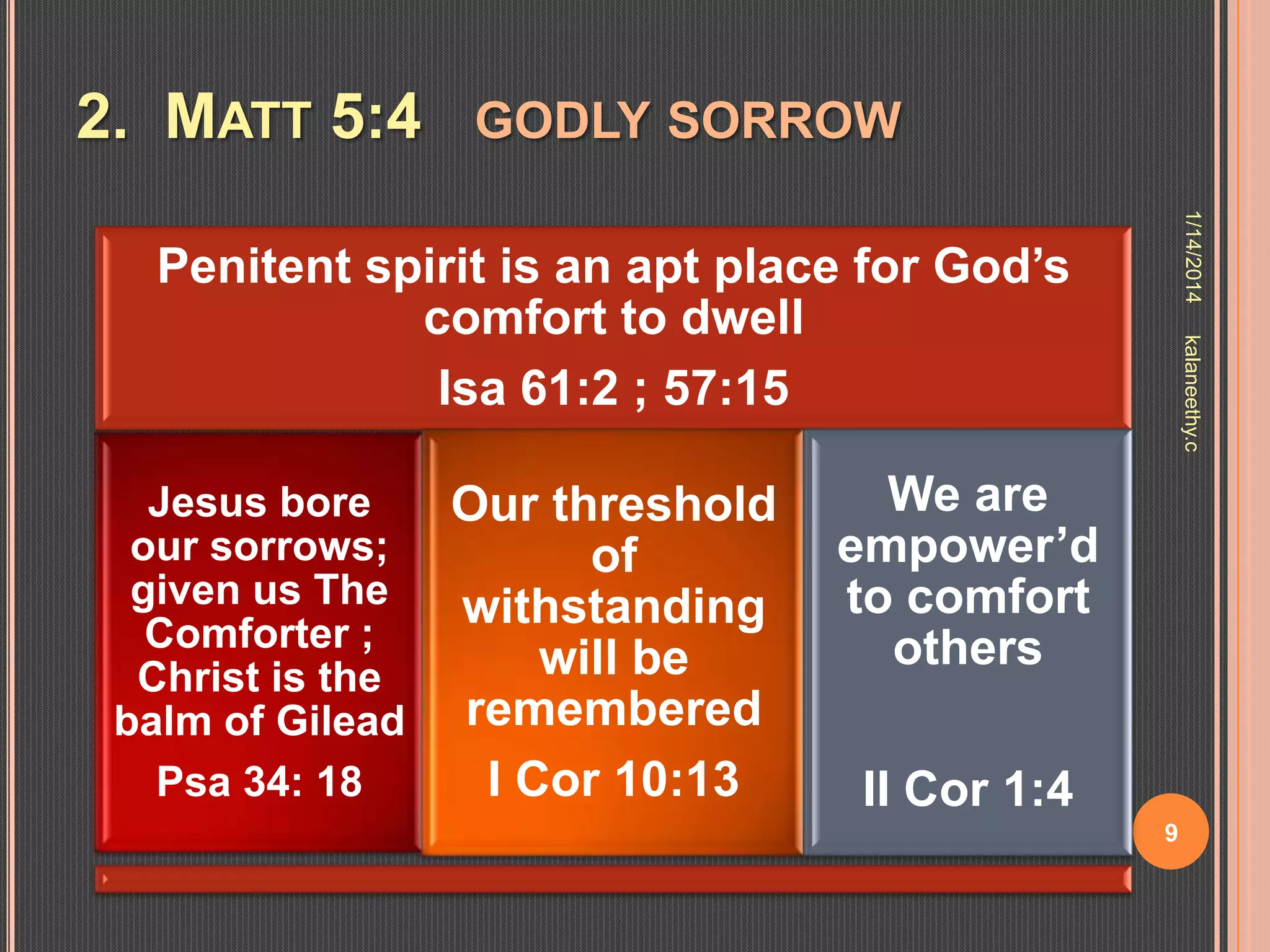 The Beatitudes of Jesus Christ | PPTX