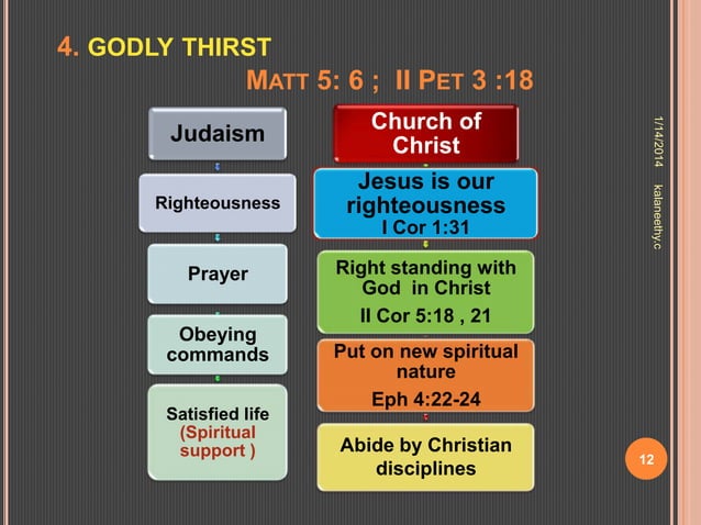 The Beatitudes of Jesus Christ | PPTX | Spirituality | Religion ...