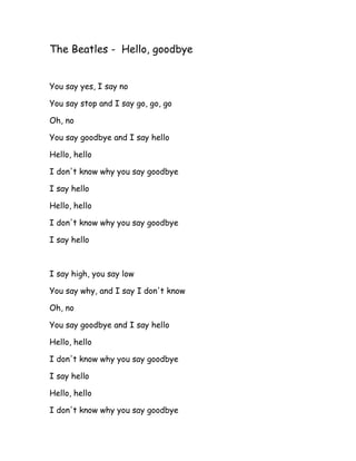 The beatles | DOCX