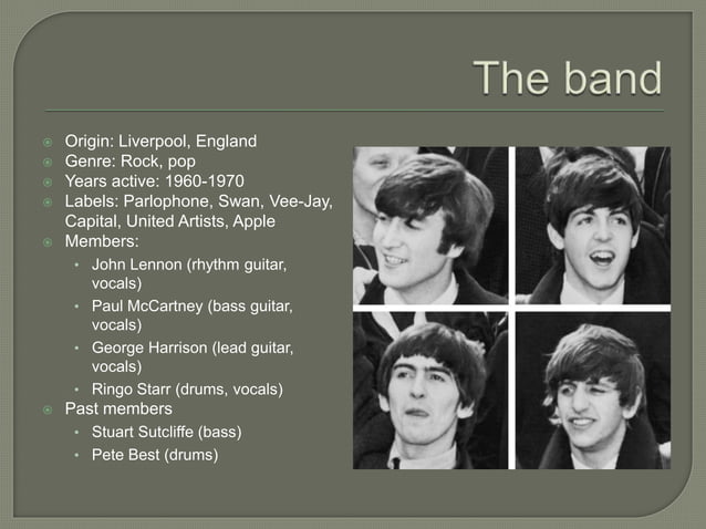The Beatles | PPTX | Album-oriented Rock | Rock Music