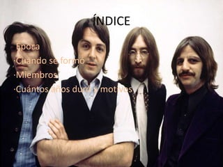 THE BEATLES IES CAÑADA DE LAS FUENTES | PPTX