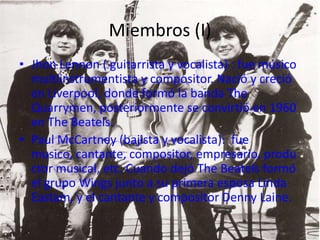 THE BEATLES IES CAÑADA DE LAS FUENTES | PPTX