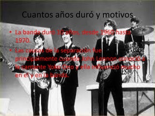 THE BEATLES IES CAÑADA DE LAS FUENTES | PPTX
