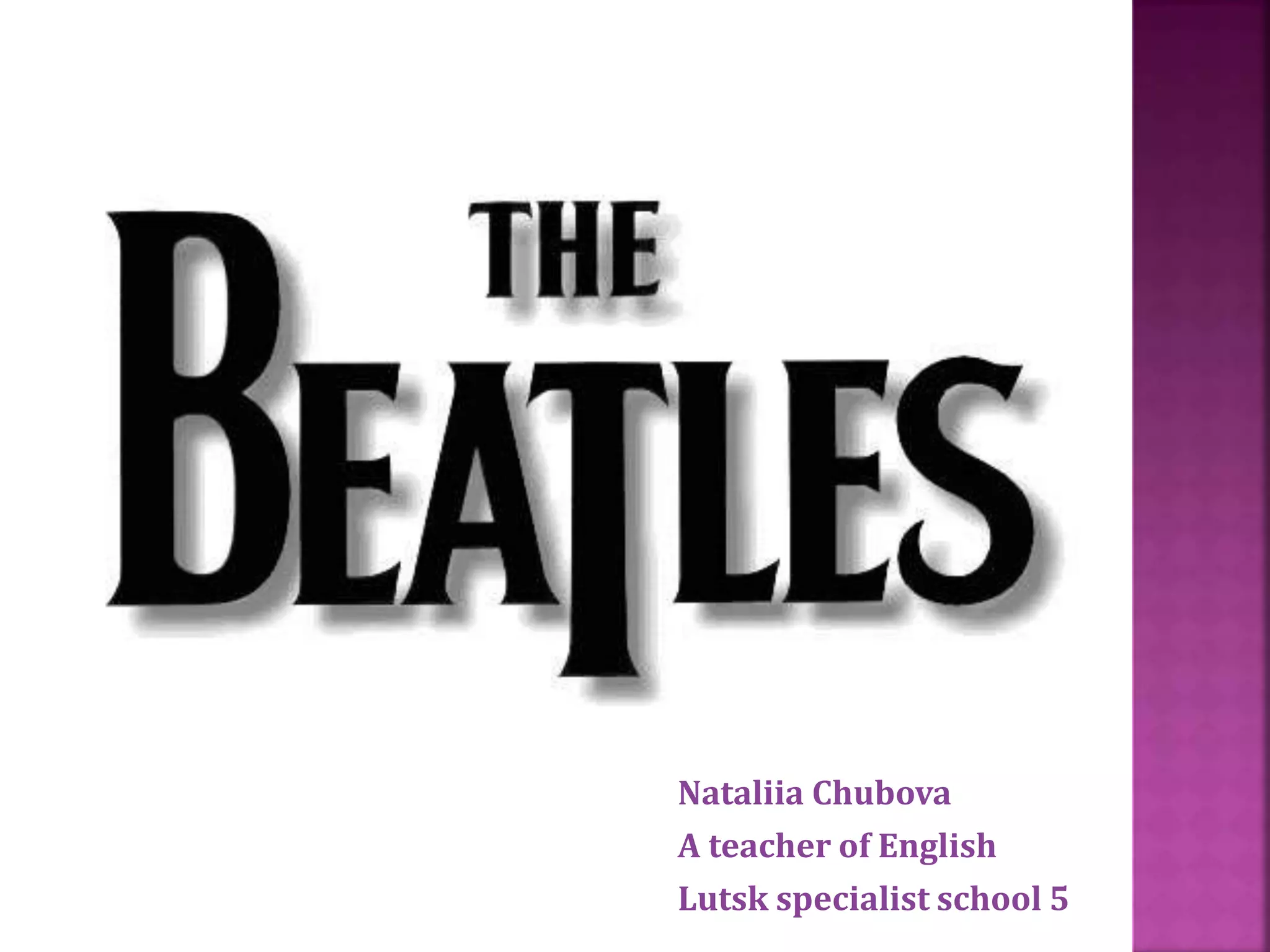 The Beatles | PPTX