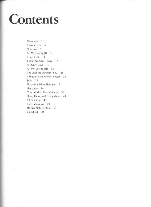 The beatles - Fingerpicking | PDF