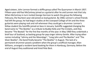 The Beatles Case Study | PPTX
