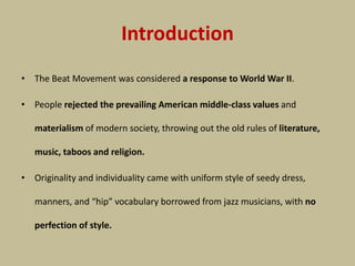 The beats generation slides(1) | PPTX