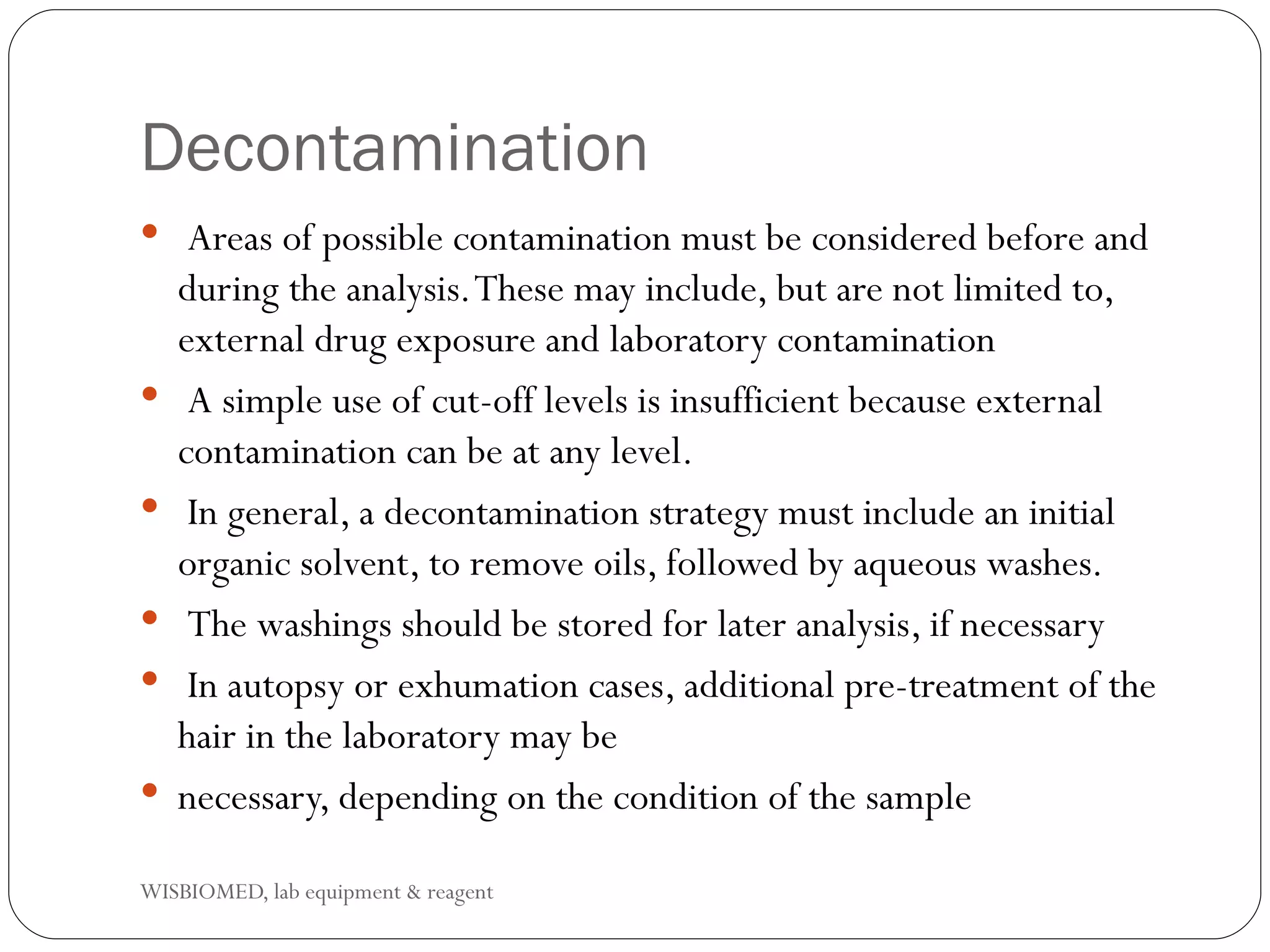 The beautiful hair, how to grind hair sample for detections | ODP