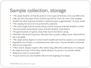 The beautiful hair, how to grind hair sample for detections | ODP