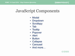 The beautiful world of Twitter bootstrap - Friedman | PPT