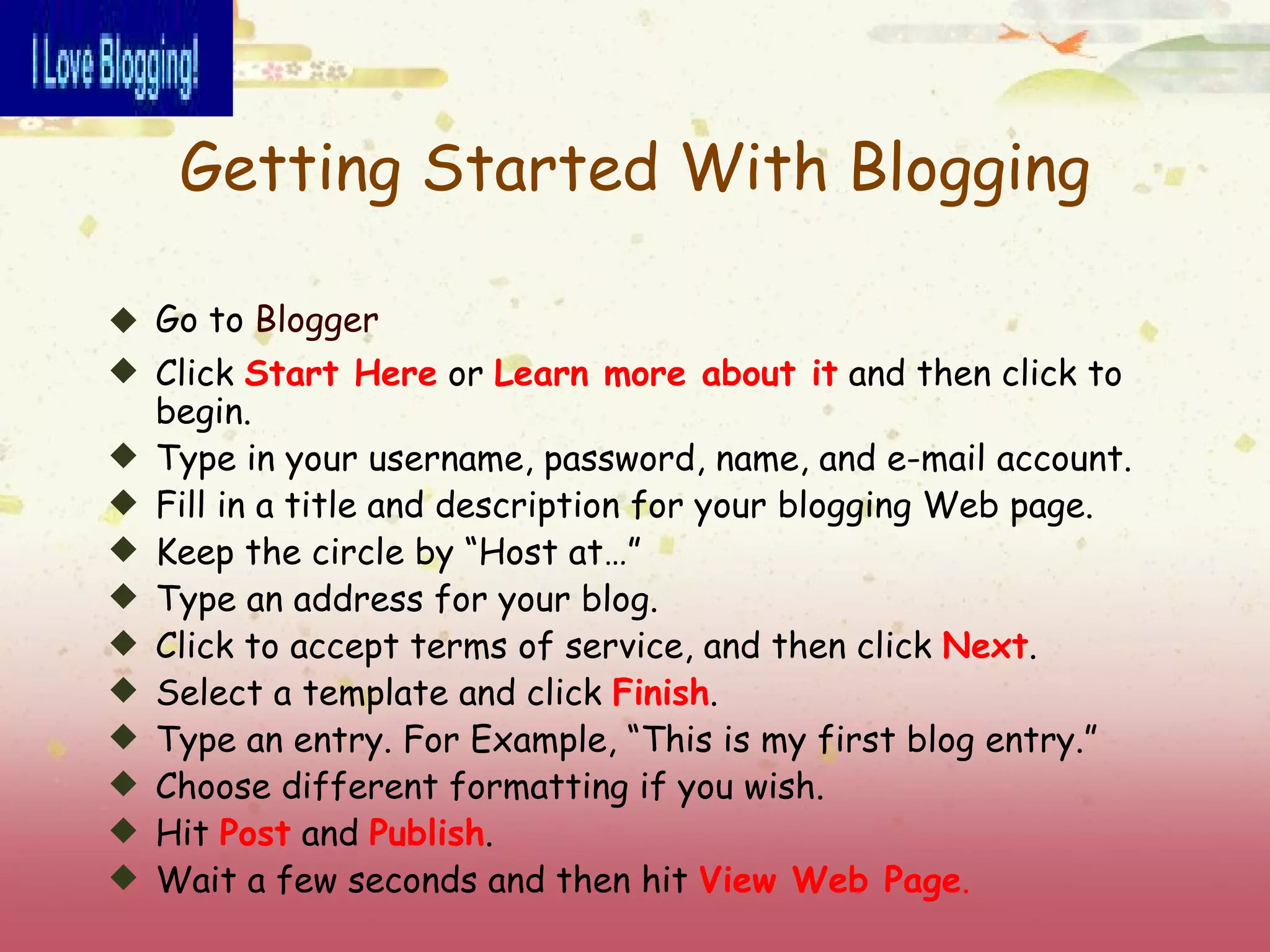 The Beauty Of Blogging | PPT