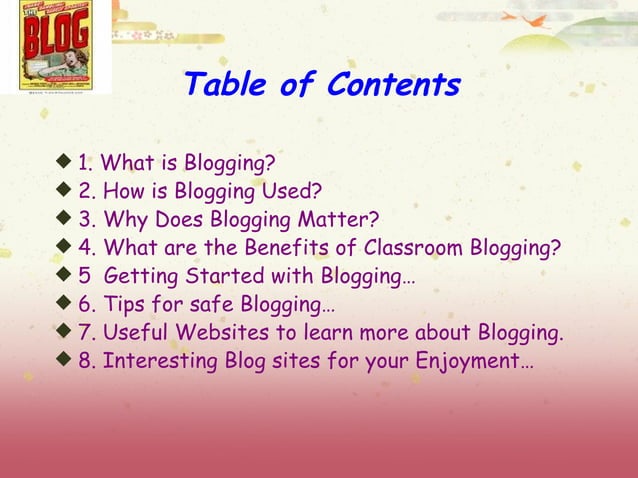 The Beauty Of Blogging | PPT