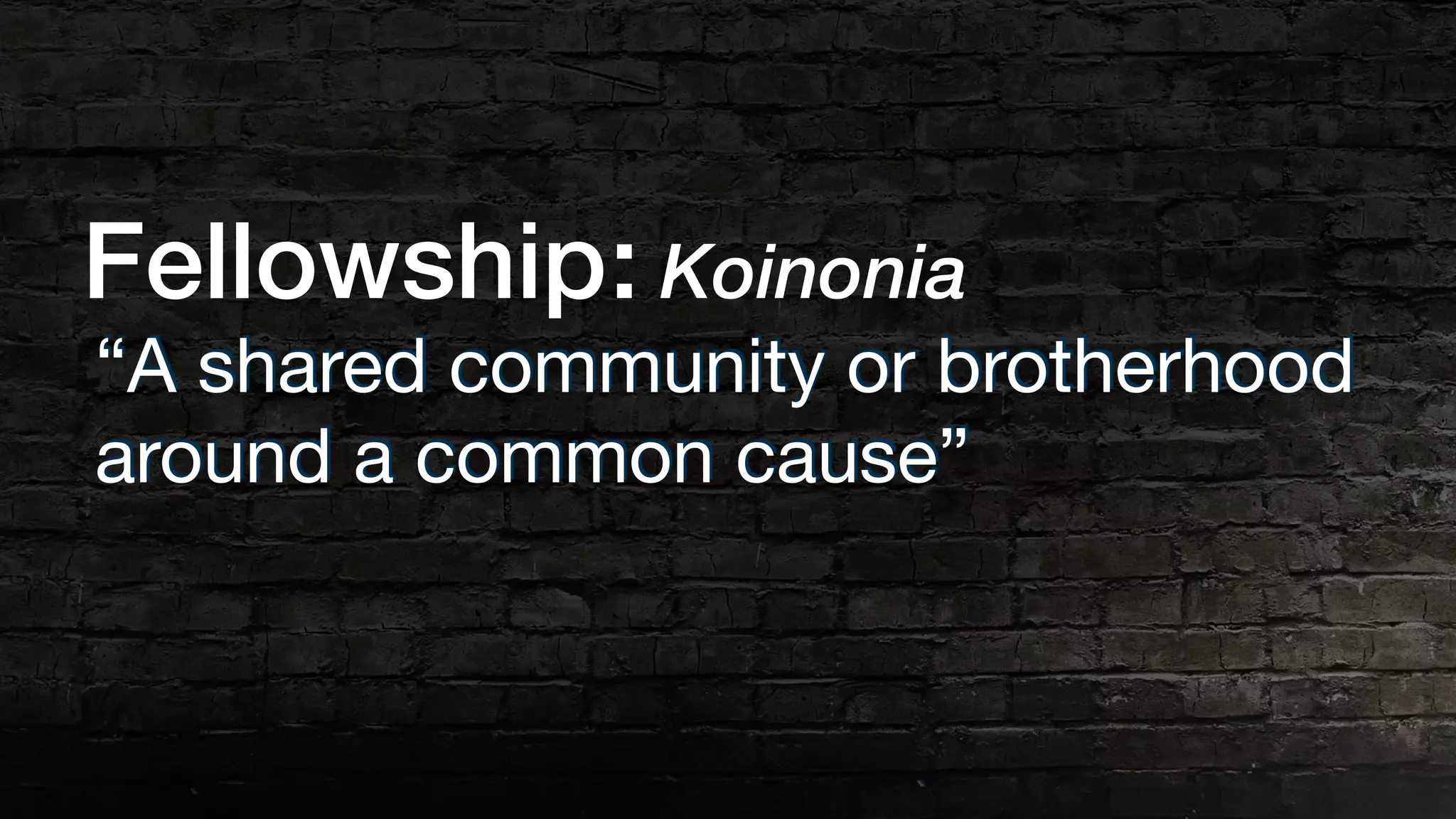 The Beauty of Fellowship | PPT