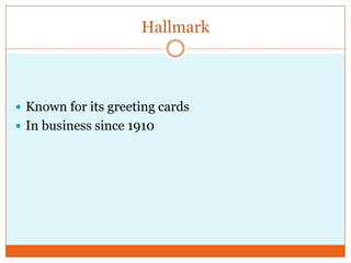 The beauty of hallmark | PPTX