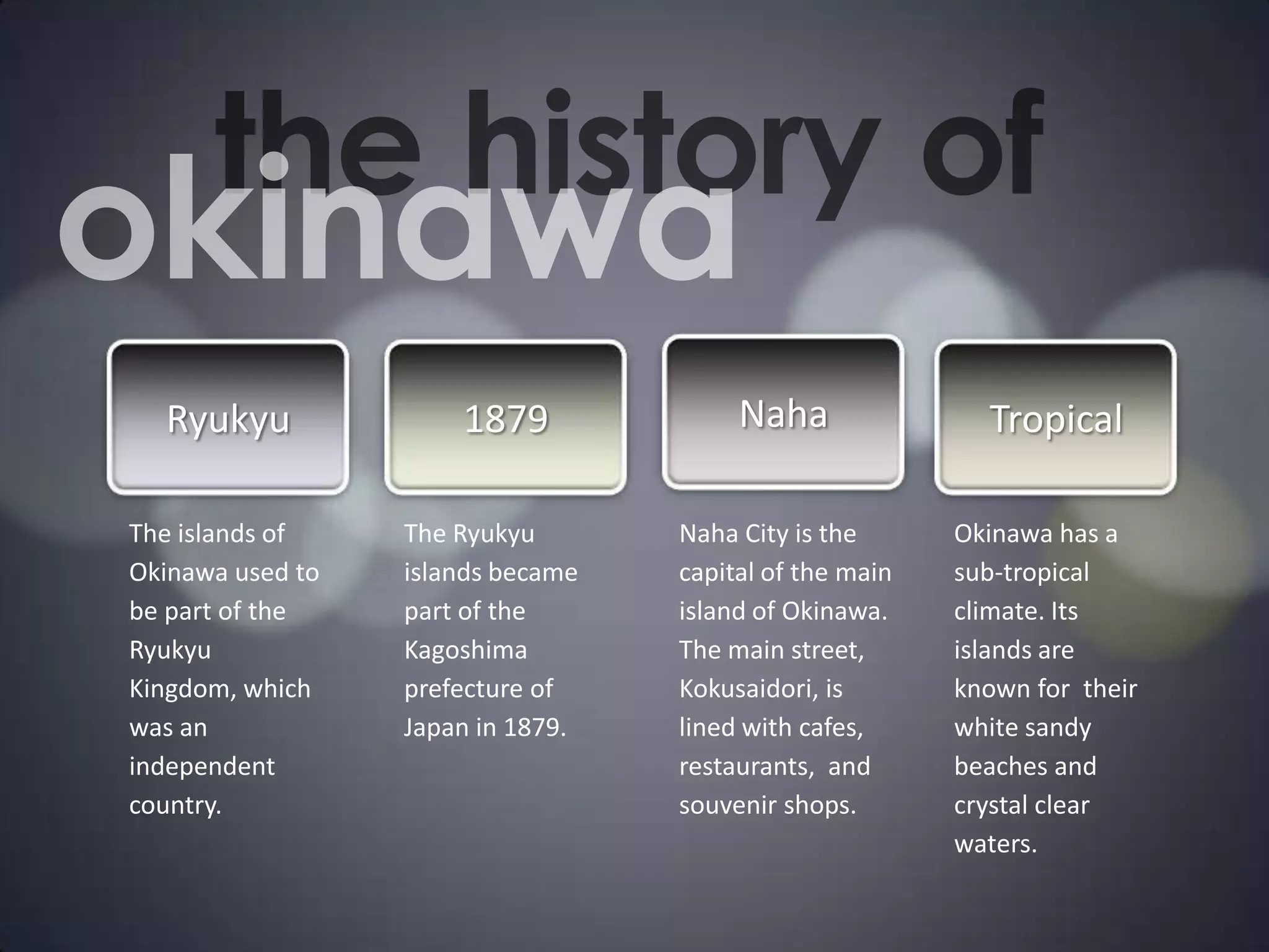 The Beauty of Okinawa | PPTX