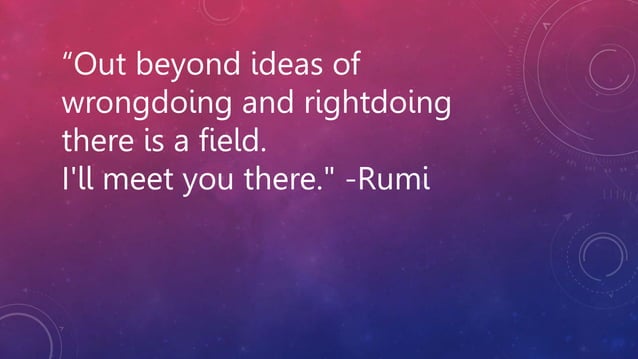 The beauty of rumi | PPT