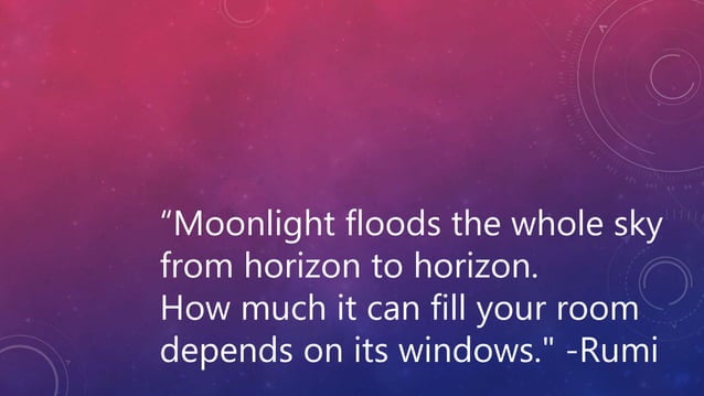 The beauty of rumi | PPT