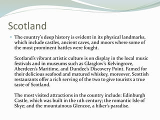 The Beauty of Scotland | PPTX | Travel Locations | Travel