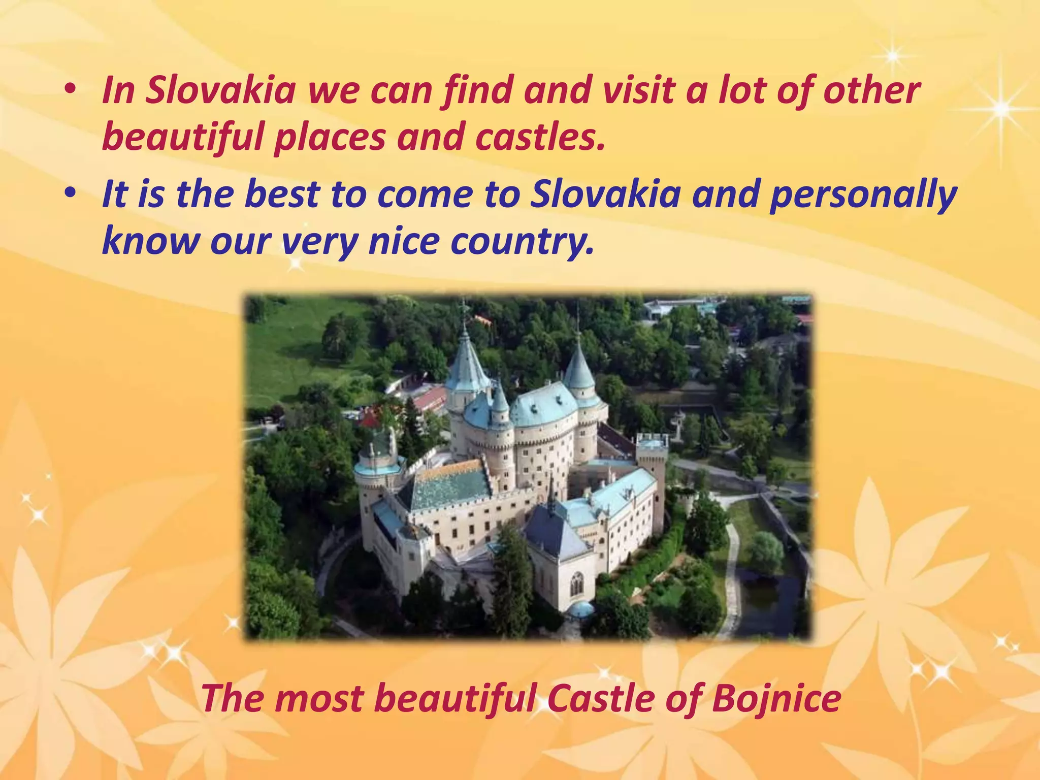 The beauty of Slovakia presentation | PPTX