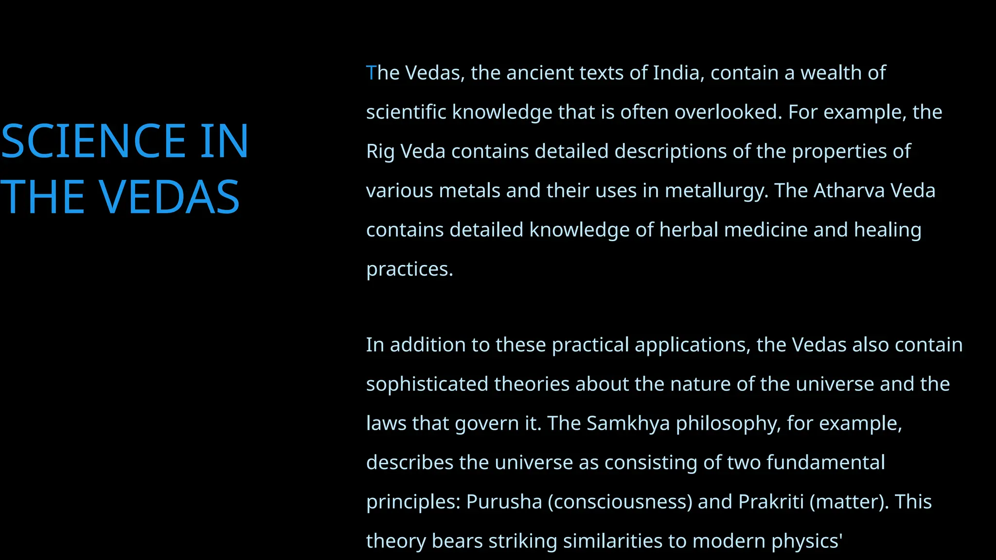 The Beauty of Vedas and its harmonious connection with science.pptx