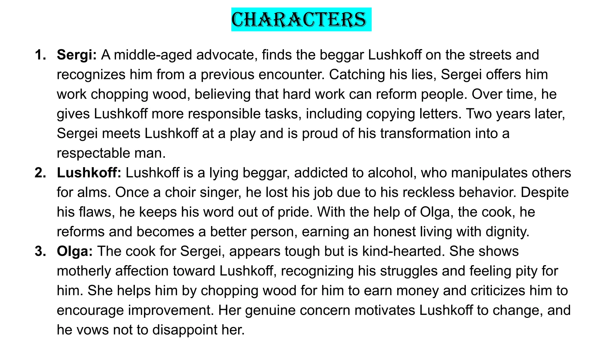 The Beggar 9 | PPTX