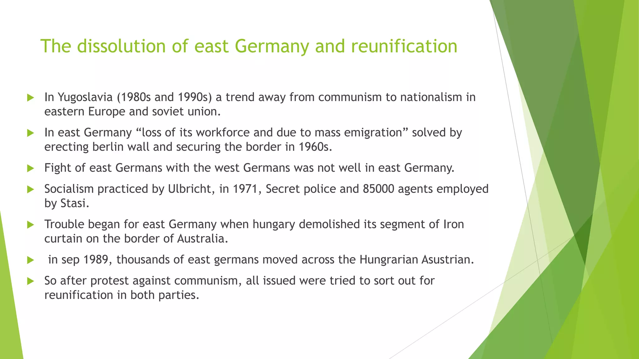 The begining of the end of soviet union | PPT