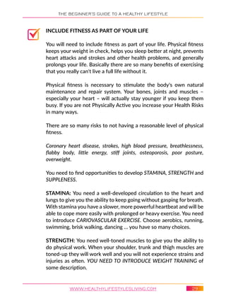 The beginner's guide to a healthy lifestyle | PDF
