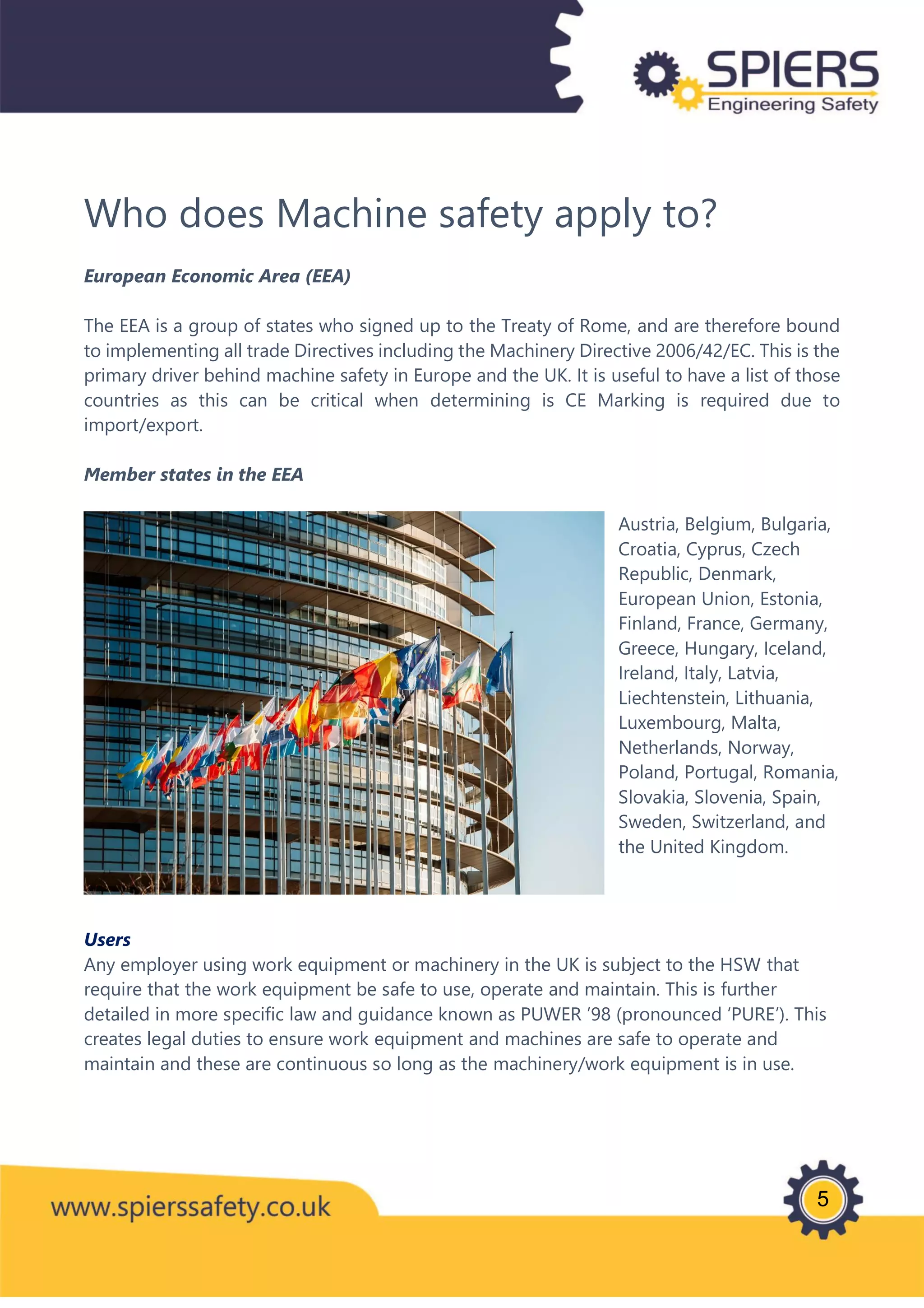The Beginners guide to Machine Safety | PDF