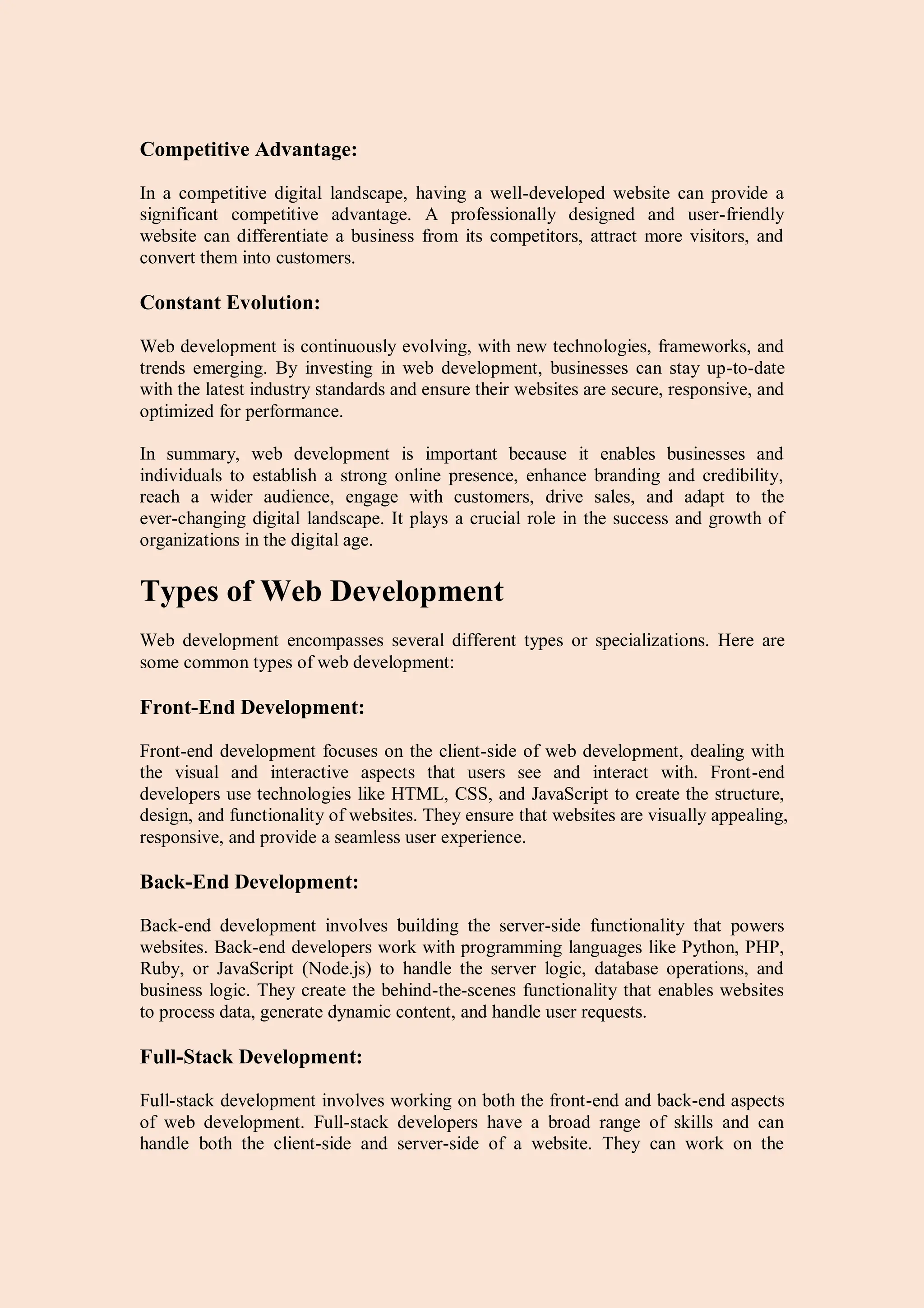 Easy Web Development for Beginners | PDF