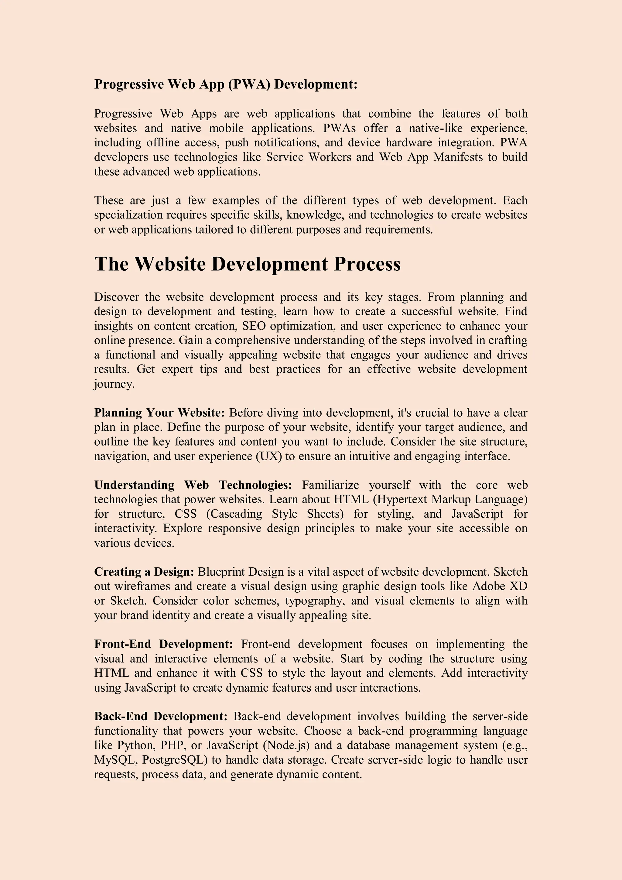 Easy Web Development for Beginners | PDF