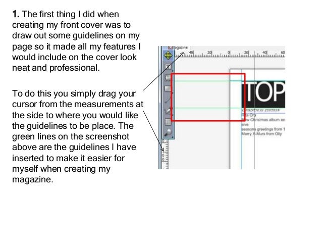 The beginning of creating my front cover