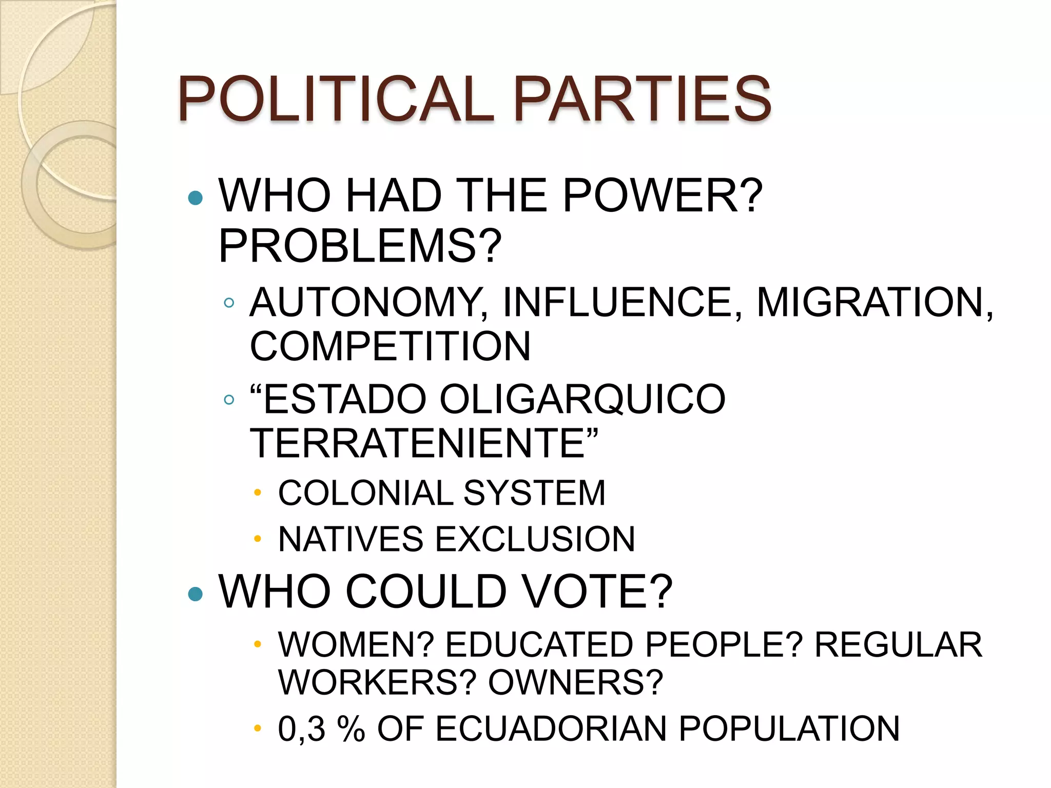 The beginning of ecuador as a republic | PPTX