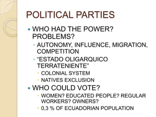 The beginning of ecuador as a republic | PPTX