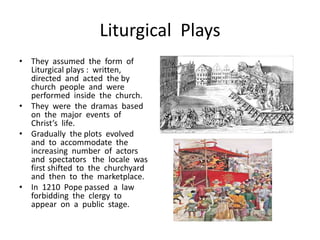 The beginning of english drama 5 | PPT