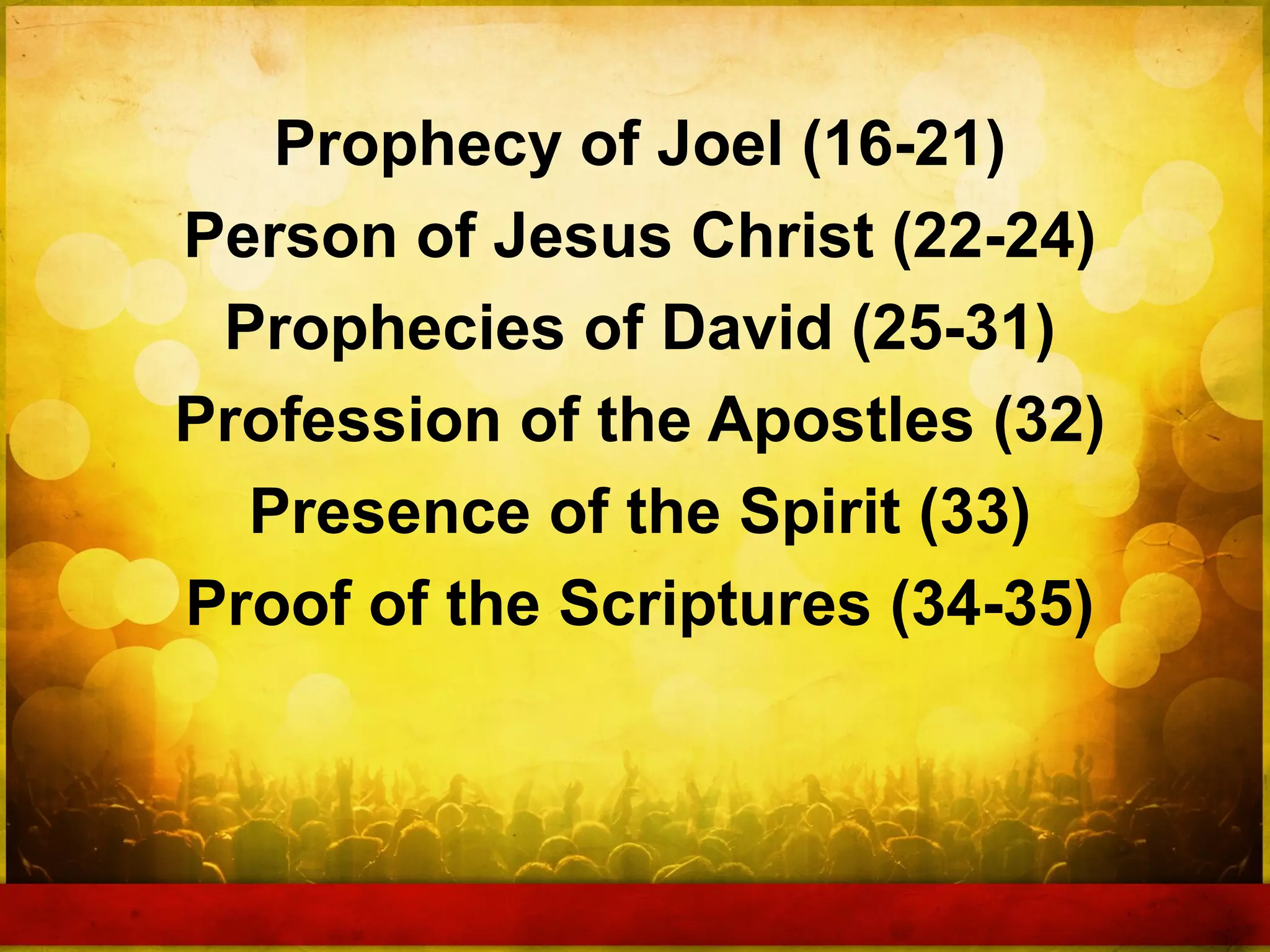 The beginning of gospel preaching in its fullness | PPT