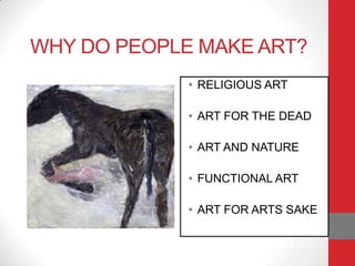 The beginning of visual art and design | PPTX