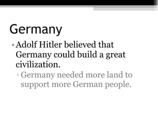 The Beginning Of World War Ii | PPT