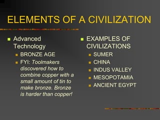 Beginnings of Civilizations | PPT