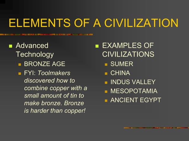 Beginnings of Civilizations | PPT