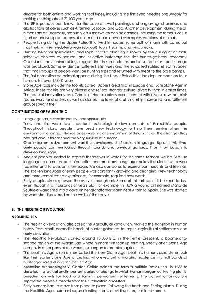 THE BEGINNINGS OF CIVILIZATION.pdf | Woodworking | Arts and Crafts