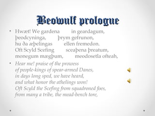The beginnings of english lecture spring 2015ppt | PPT
