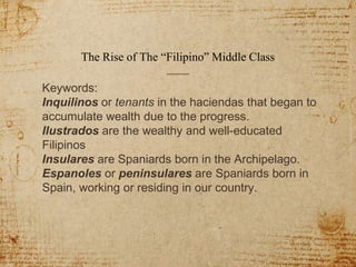 The Beginnings of Filipino Nationalism | PPTX