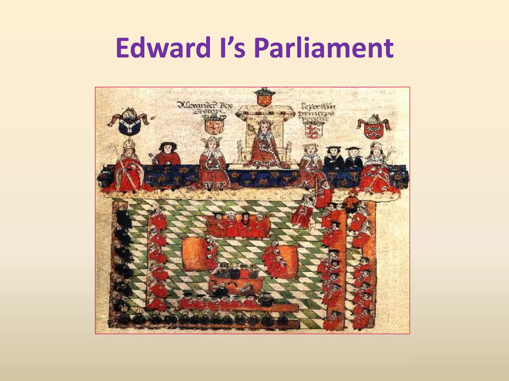 The beginnings of parliament | PPTX