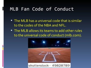 The behavior of sports fans powerpoint | PPT | Baseball | Sports