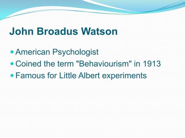 The behaviourist theory of learning | PPTX