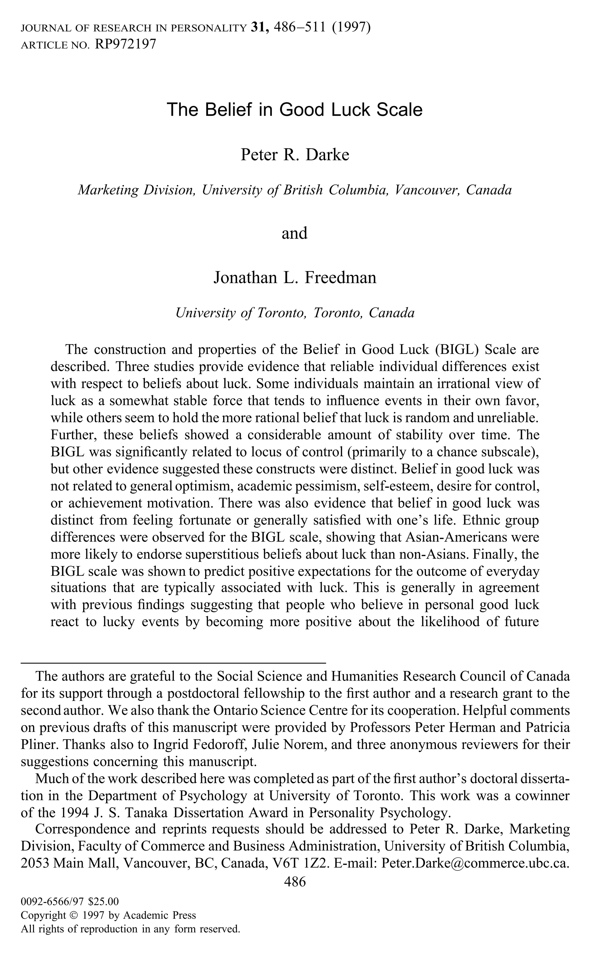 The Belief in Good Luck Scale.pdf